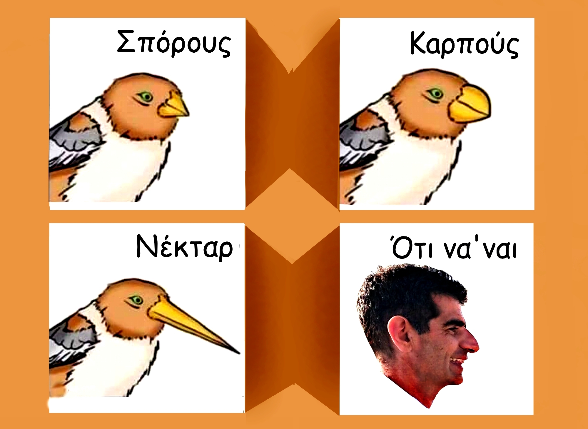 Η εξέλιξη των ειδών - Η Μάσκα - σατυρική εφημερίδα